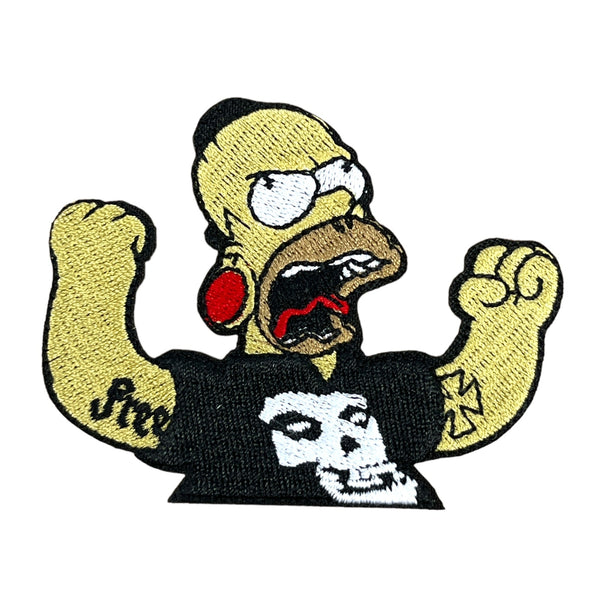 Homer Simpson punk hihamerkki - Hoopee.fi